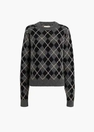 Khaite Pratt Cashmere Pullover - Stone Multi