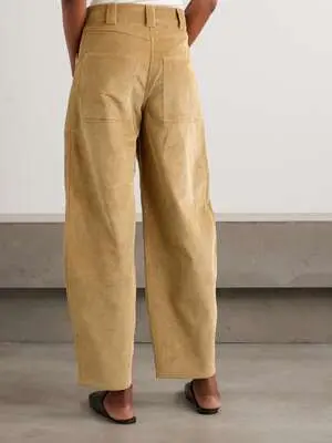 Co Cotton-corduroy Barrel-leg Pants