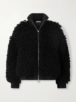 Moncler Edward Enninful Wool-blend Zip-up Cardigan