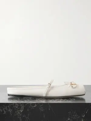 Gucci White Flats