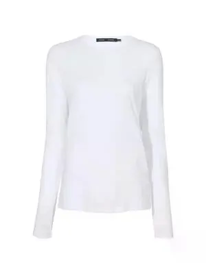 Proenza Schouler Long-sleeve Jersey T-shirt - White