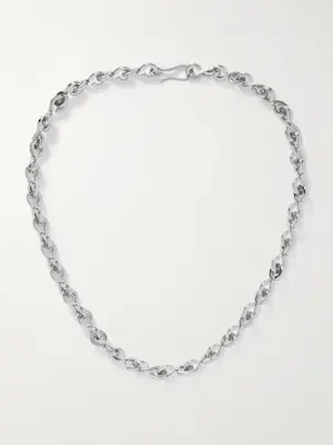 LAURA LOMBARDI Nuova Rhodium-plated Necklace - Silver