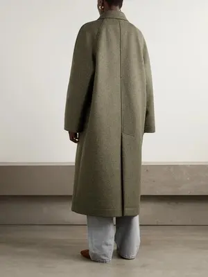 RÓHE Leandra Alpaca-blend Coat - Green