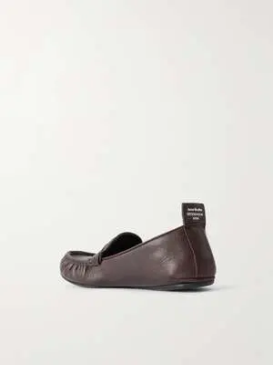Acne Studios Textured-leather Loafers