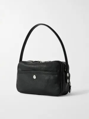 Acne Studios Small Shearling-trimmed Leather Shoulder Bag