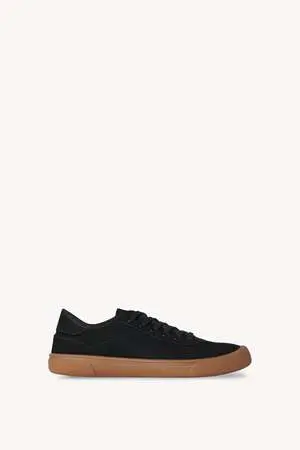 THE ROW Canvas Sneakers - Black