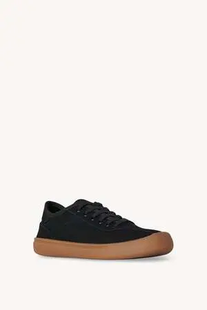 THE ROW Canvas Sneakers - Black