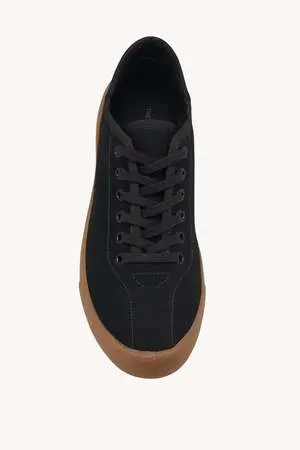 THE ROW Canvas Sneakers - Black