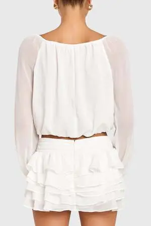 Amanda Uprichard Dallas Top - Ivory