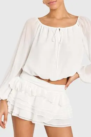 Amanda Uprichard Dallas Top - Ivory