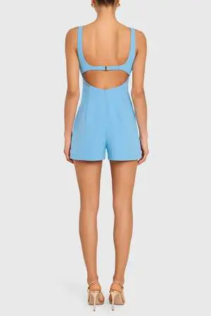 Amanda Uprichard Francie Romper - Pacific