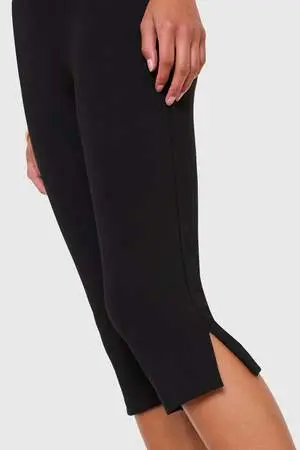 Amanda Uprichard Nico Capri Pants With Side Slits