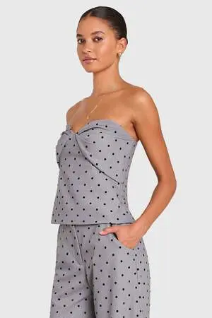 Amanda Uprichard Strapless Soho Top