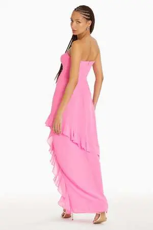 Amanda Uprichard Magnolia Strapless Maxi Dress - Aster