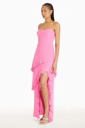 Amanda Uprichard Magnolia Strapless Maxi Dress - Aster
