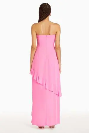 Amanda Uprichard Magnolia Strapless Maxi Dress - Aster