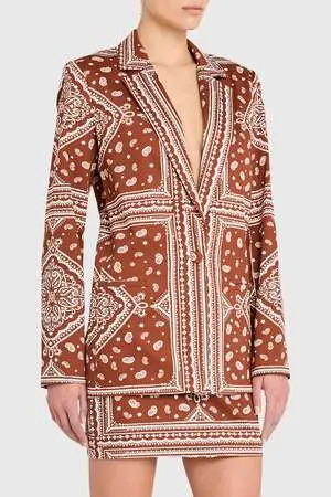 Amanda Uprichard Grady Printed Blazer