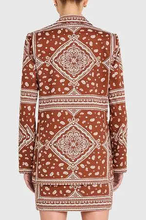 Amanda Uprichard Grady Printed Blazer
