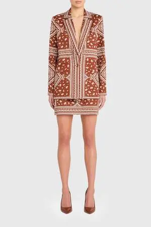 Amanda Uprichard Grady Printed Blazer