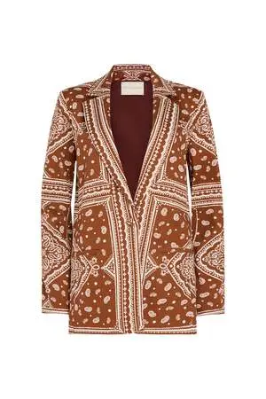 Amanda Uprichard Grady Printed Blazer