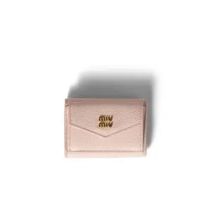 Miu Miu Small Leather Wallet - Gem