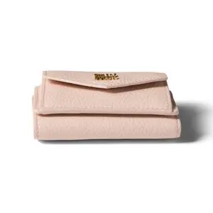 Miu Miu Small Leather Wallet - Gem