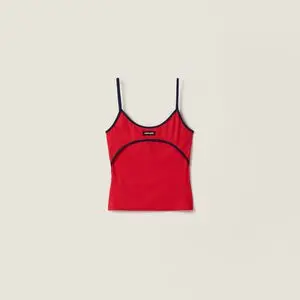 Miu Miu Stretch Jersey Top