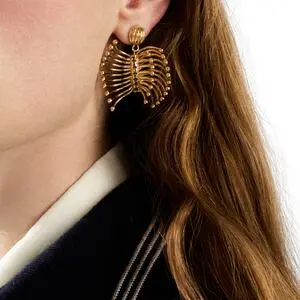 Miu Miu Metal Clip-on Earrings