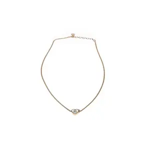 Miu Miu Metal Pendant Necklace - Gold/white