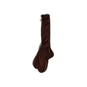 Miu Miu Silk Socks - Cocoa Brown