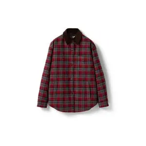 Miu Miu Plaid Down Jacket