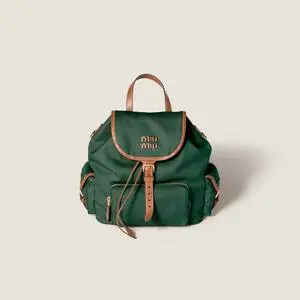 Miu Miu Logo Backpacks