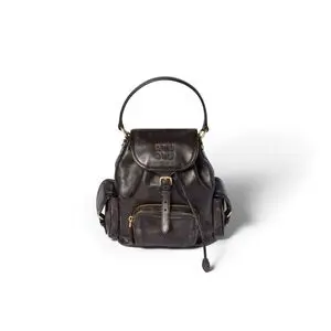 Miu Miu Leather Backpack