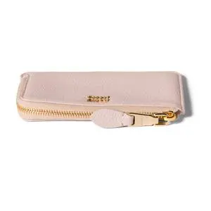 Miu Miu Leather Pouch Card Holder - Gem