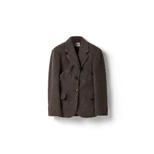 Miu Miu Single-breasted Shetland Wool Jacket