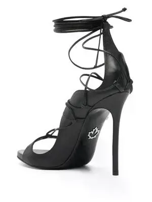 Dsquared2 105mm Leather Heeled Sandals