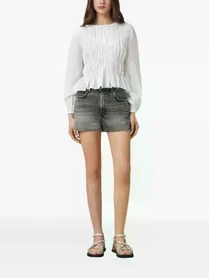 ALLSAINTS Tate Frayed-hem Denim Shorts