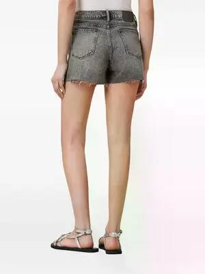 ALLSAINTS Tate Frayed-hem Denim Shorts