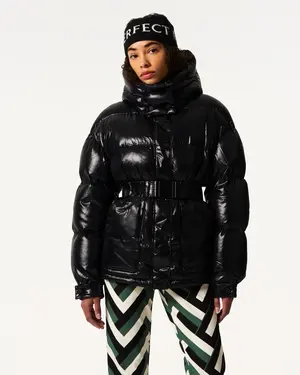 Perfect Moment Candice Down Parka Jacket - Black