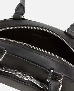 SELF-PORTRAIT Leather Handheld Bag - Black