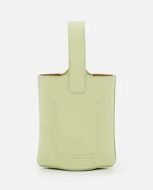 Loewe Mini Pebble Bucket Bag - Green