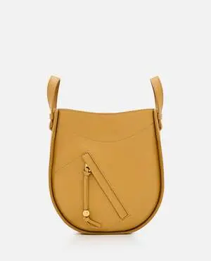 Loewe Hammock Slice Leather Bag Beige