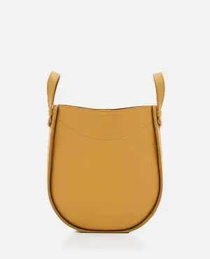Loewe Hammock Slice Leather Bag - Beige