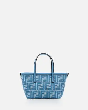 Fendi Mini Shopping Bag With Ff Logo