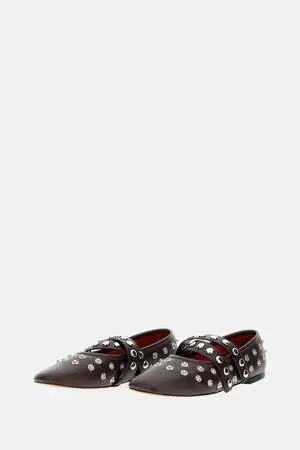 Stella McCartney Studded Ballerina Flats