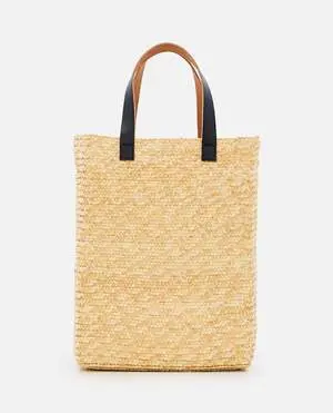 Plan C Borsha Medium Raffia Shopping Bag - Multicolore