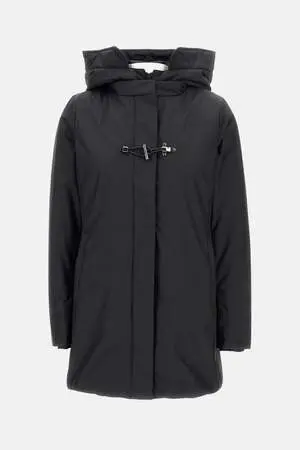 FAY Technical Toggle Coat - Black