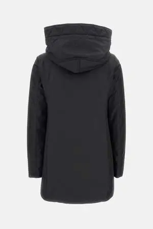 FAY Technical Toggle Coat - Black