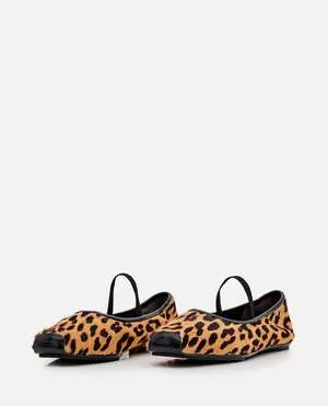 Tory Burch Leopard Print Ballerinas