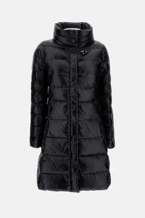 FAY Long Padded Coat With High Collar